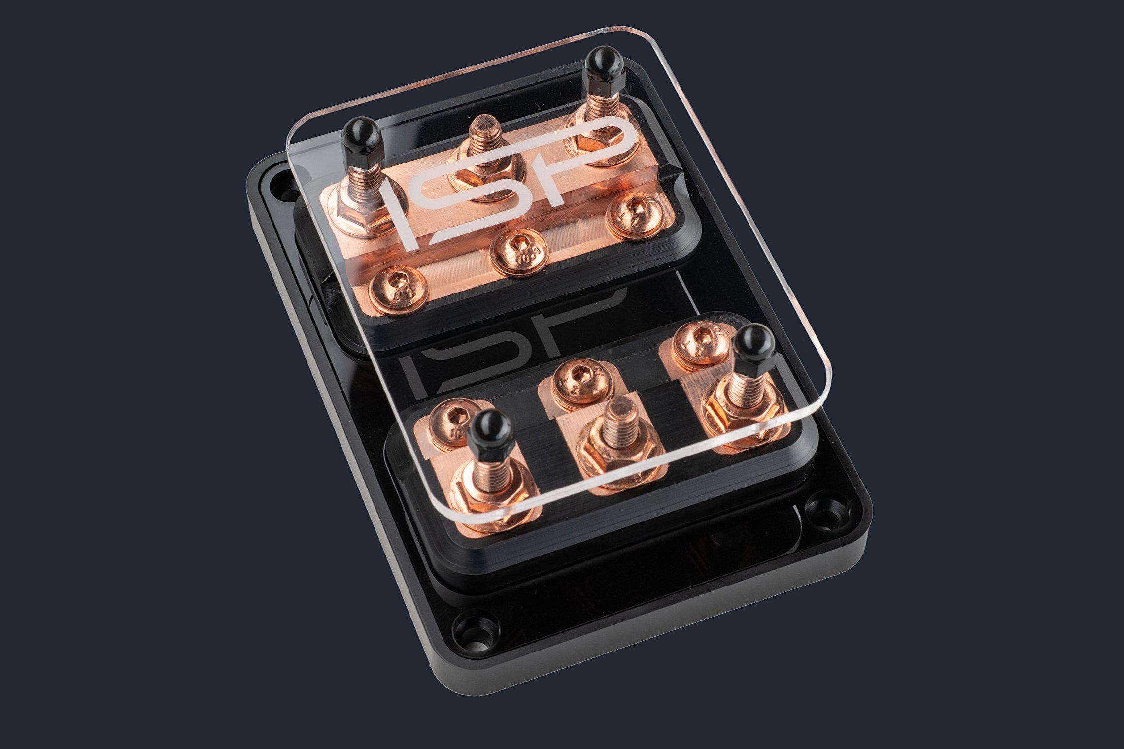 MiniANL 3-OUT SlimCore FBM3x Fuse Box - Pure Copper Made in Italy | ISP ...